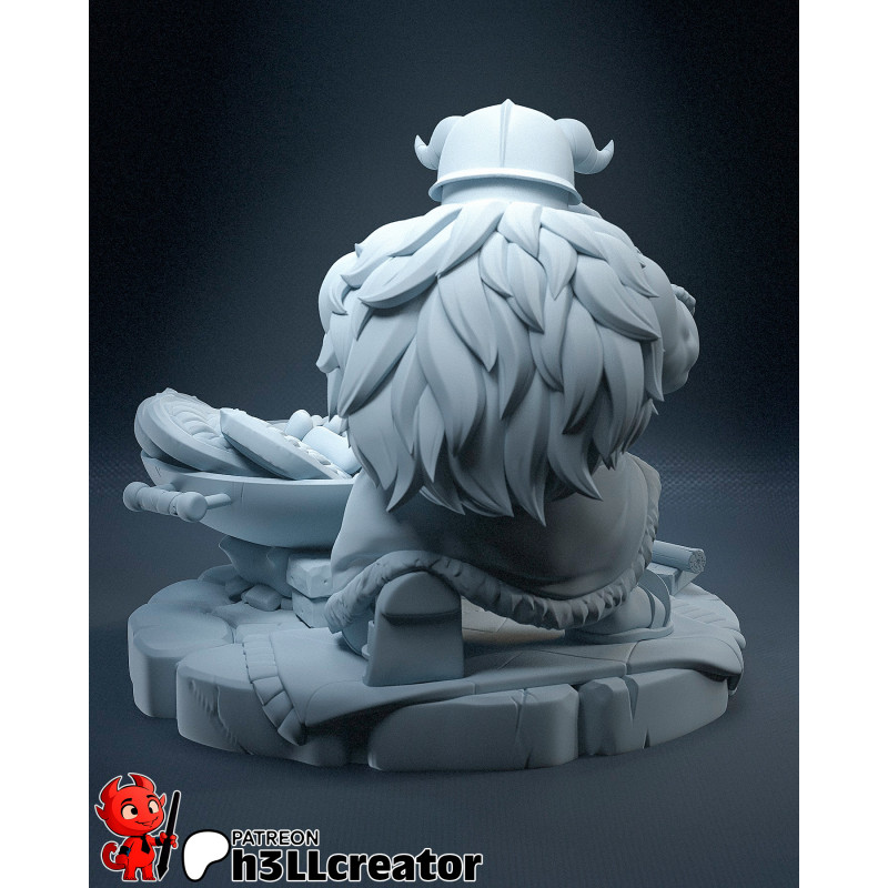 Figurine Senshi – Dungeon Meshi – Fan-Art en Résine par h3LLcreator ...