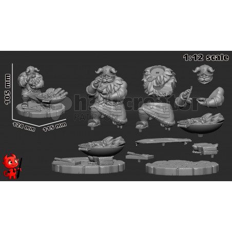 Figurine Senshi – Dungeon Meshi – Fan-Art en Résine par h3LLcreator ...