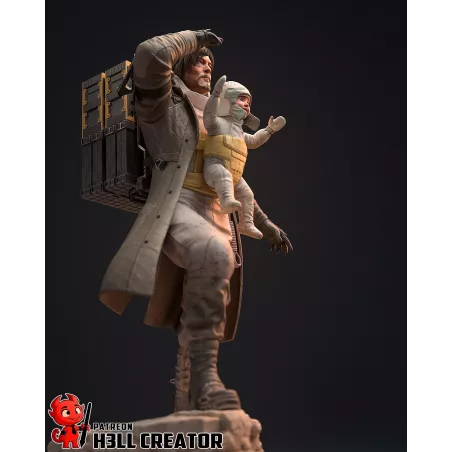 Sam Bridges Figurine à peindre echelle 1/12 - Death Stranding ...
