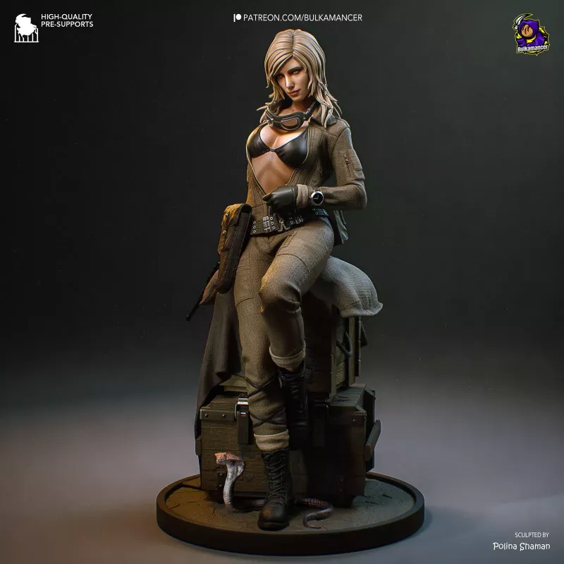 Eva Metal Gear Solid Delta Snake Eater - Figurine peindre Taille 1/7