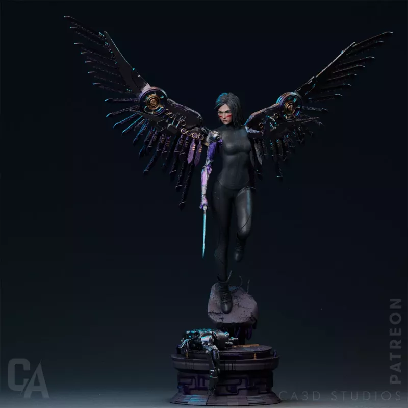 Alita Battle Angel – Figurine à peindre Berserker Body en résine ...