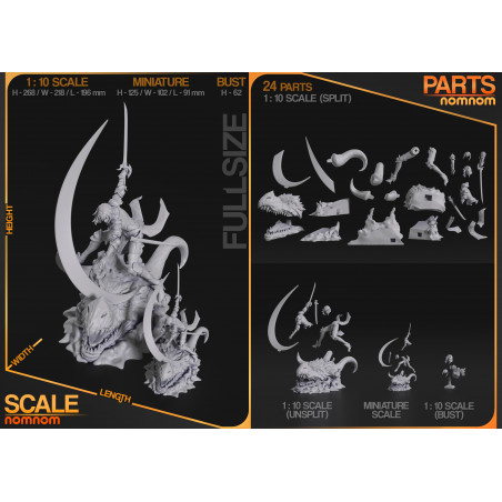 CHA HAE - Solo Leveling -Figurine de Nomnom figures Taille 178 mm